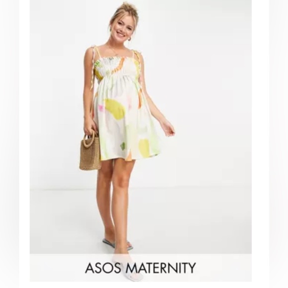 ASOS Maternity | Dresses | Asos Maternity Adorable Mini Dress Size ...